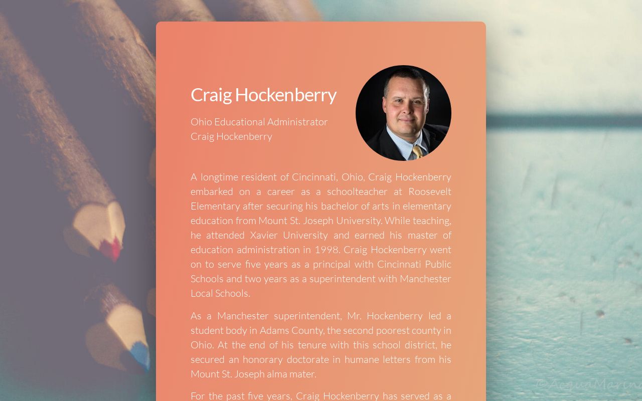 Craig Hockenberry - Carrd